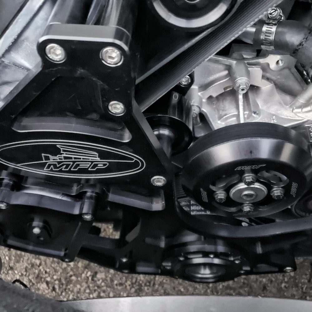 MFP Billet Coyote Crank Support TVS | Vector Motorsports
